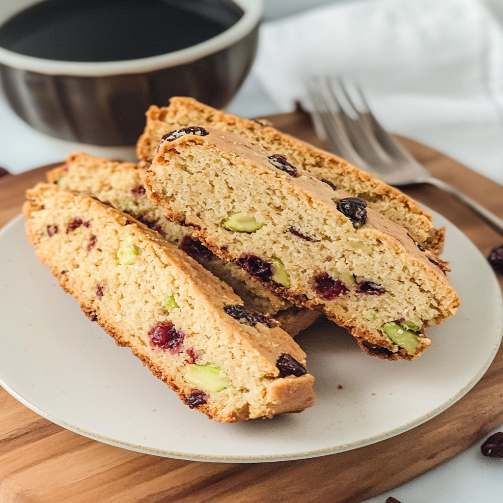 Pistachio Cranberry Biscotti