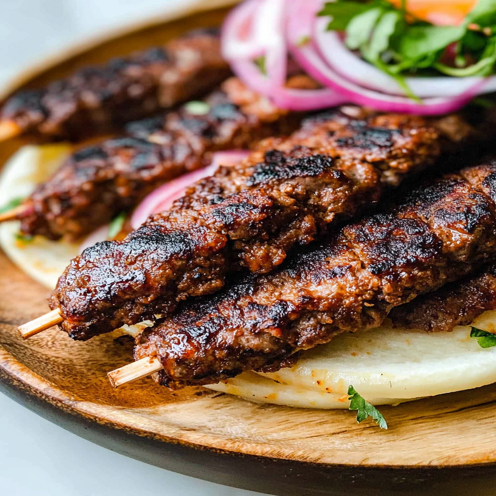 Adana Kebab (Spicy Ground Meat Kebab)