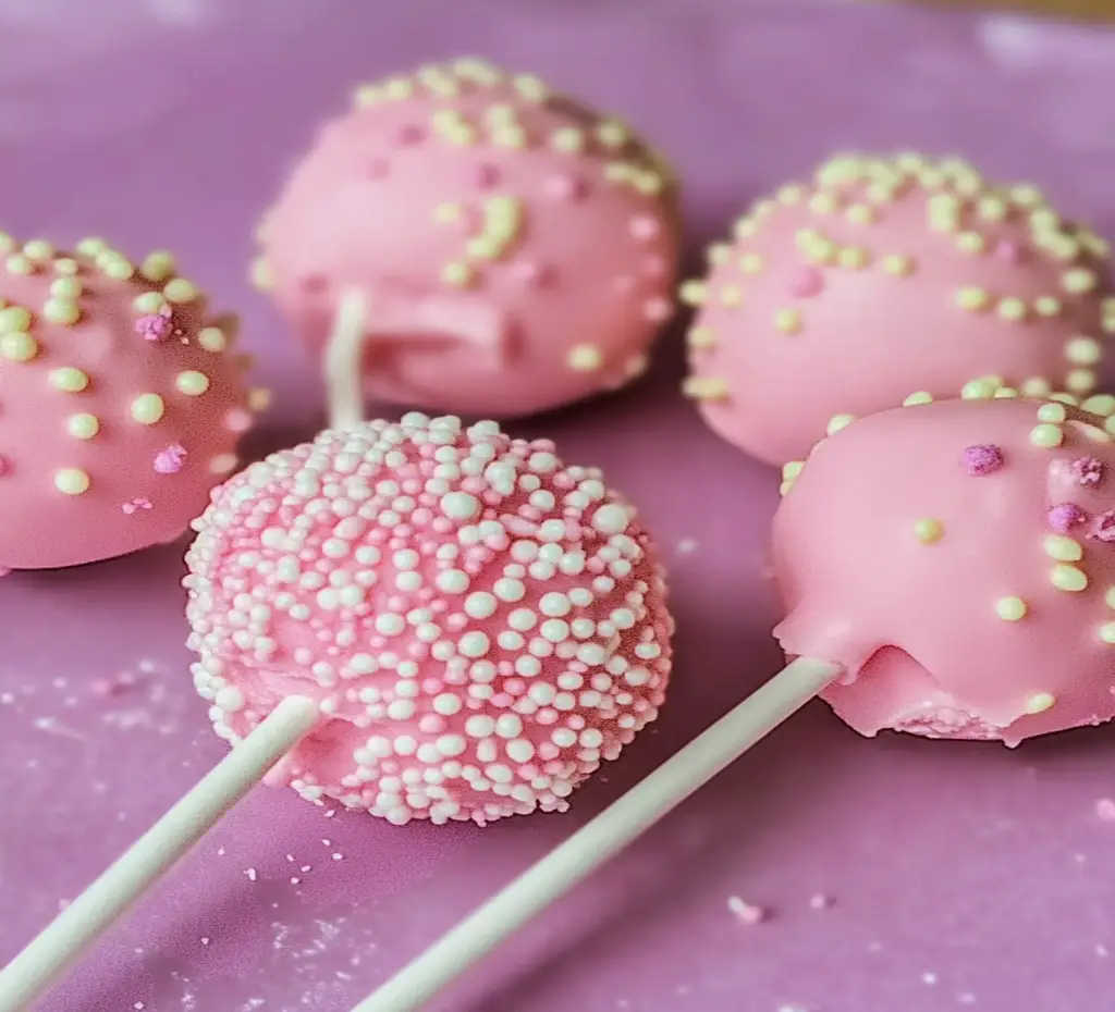 DIY Pink Cake Pops