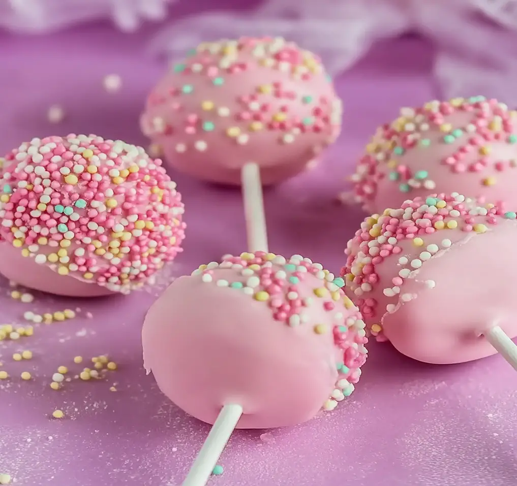 DIY Pink Cake Pops