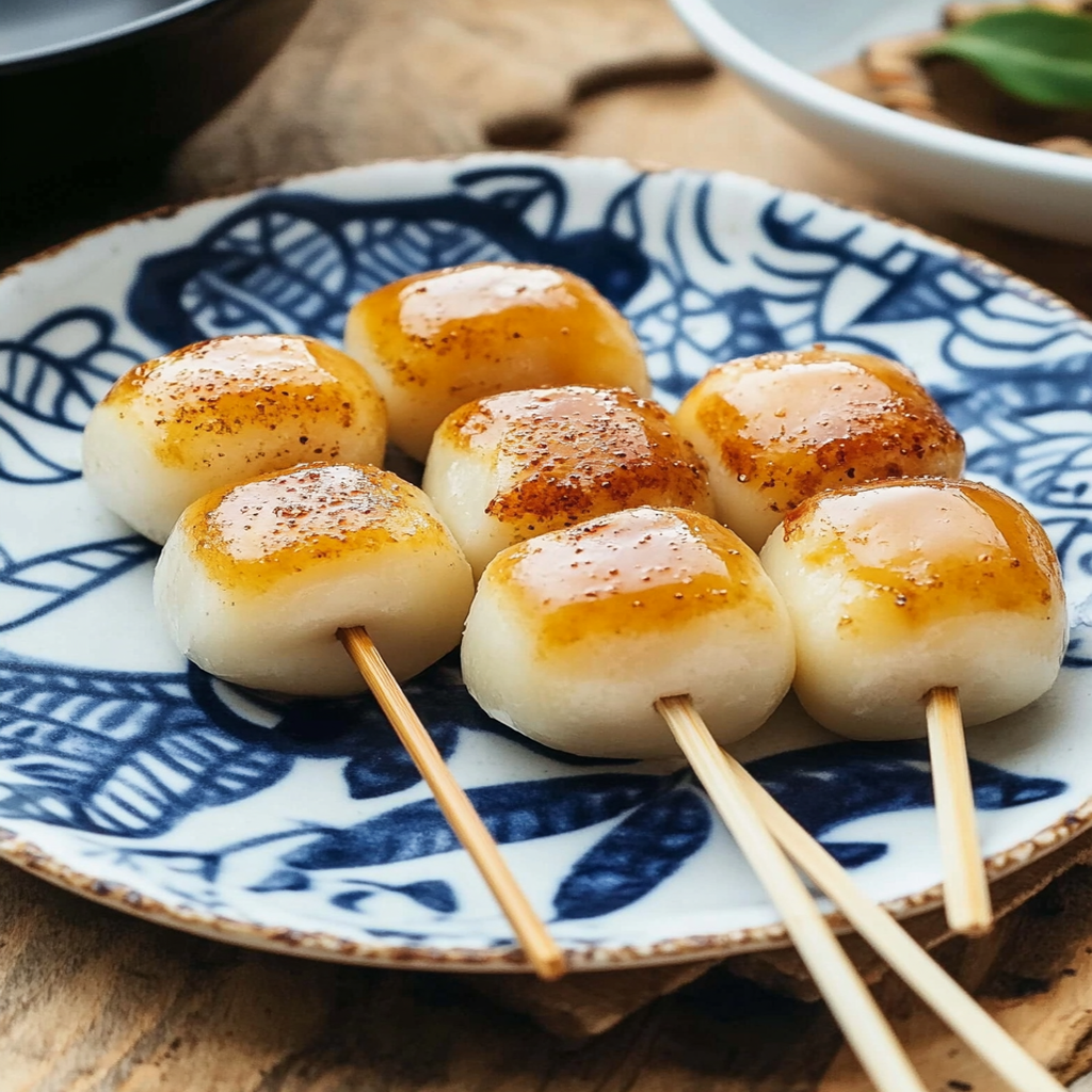 Dango (Sweet Rice Dumplings on Skewers)