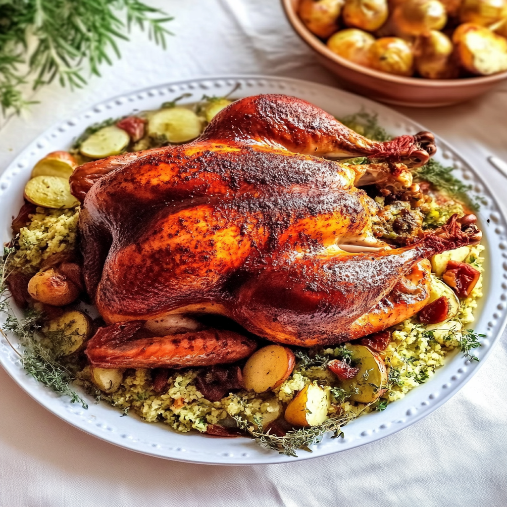 Mexican Turkey Recipe (Pavo Navideño)