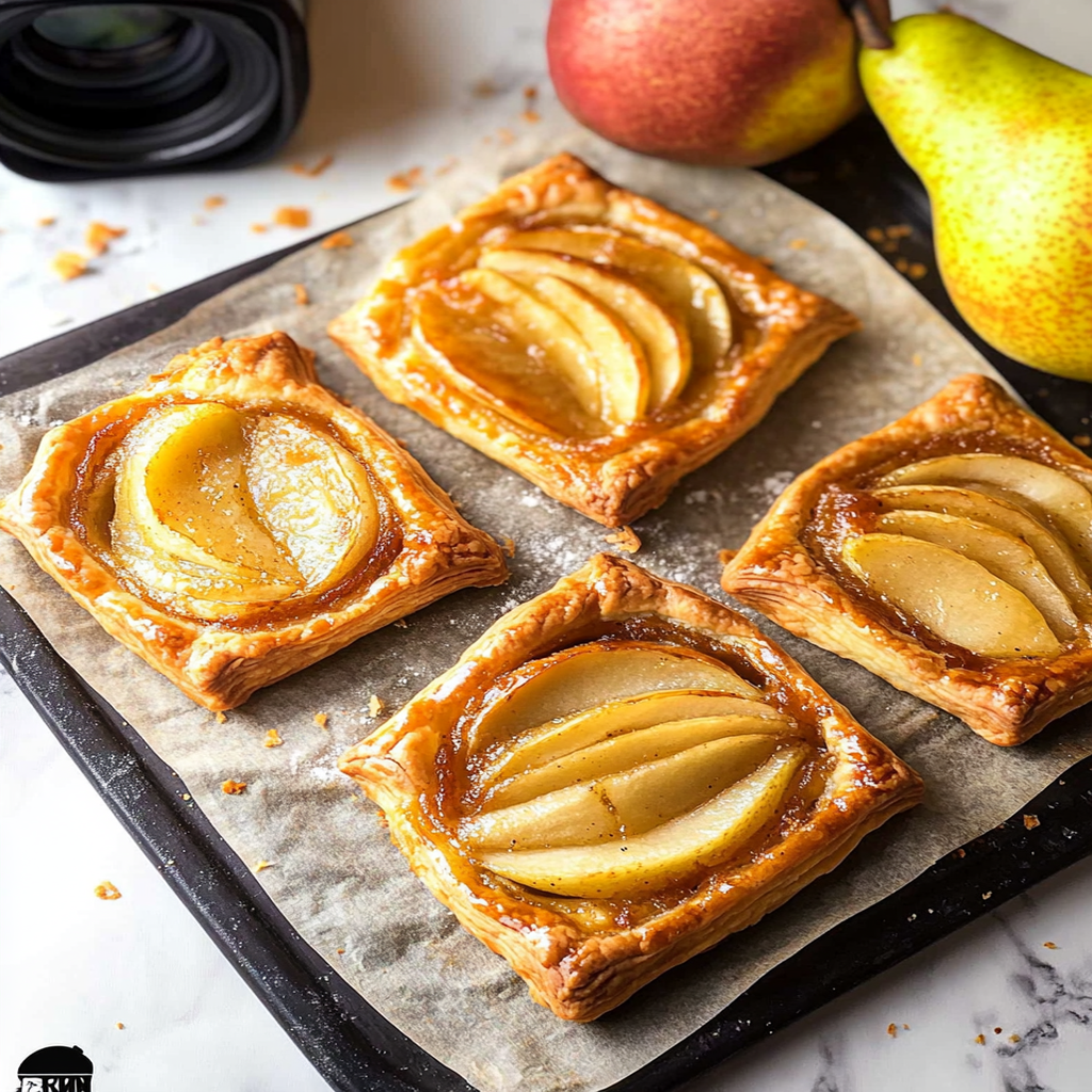 Pear Puff Pastry Tarts