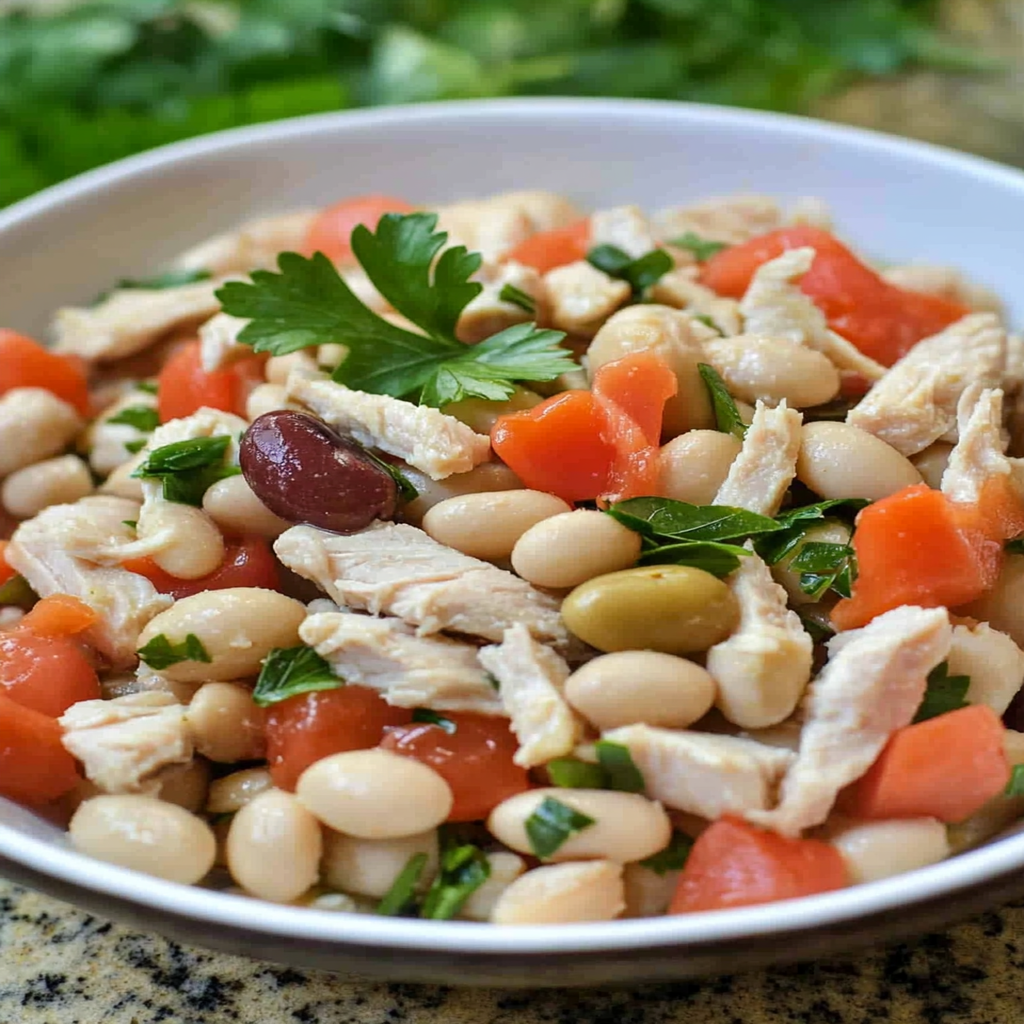 Protein-Packed Tuna Cannellini Bean Salad
