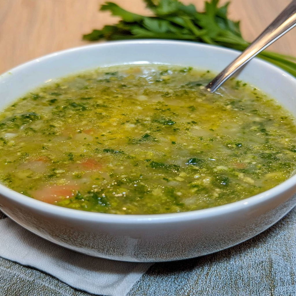 The Best Bieler Broth (Green Detox Soup)