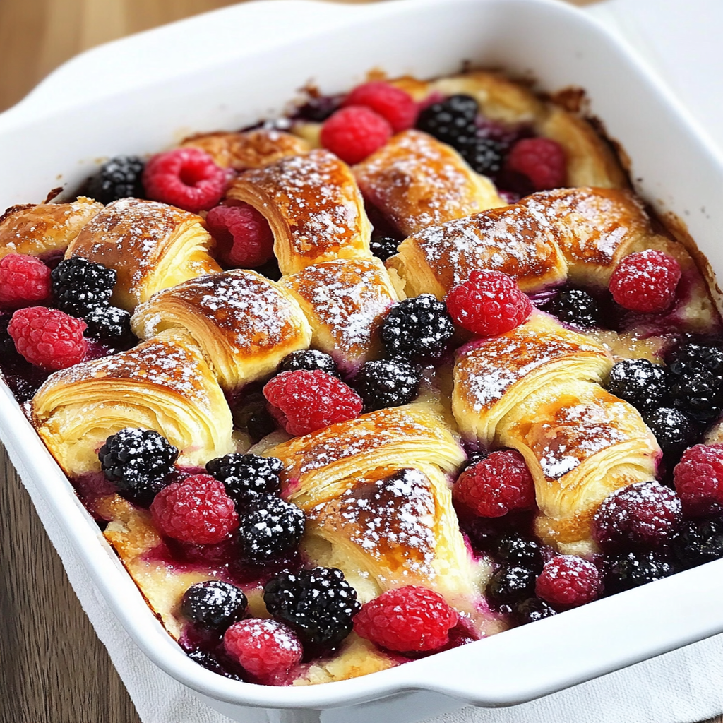 Berry Croissant Bake