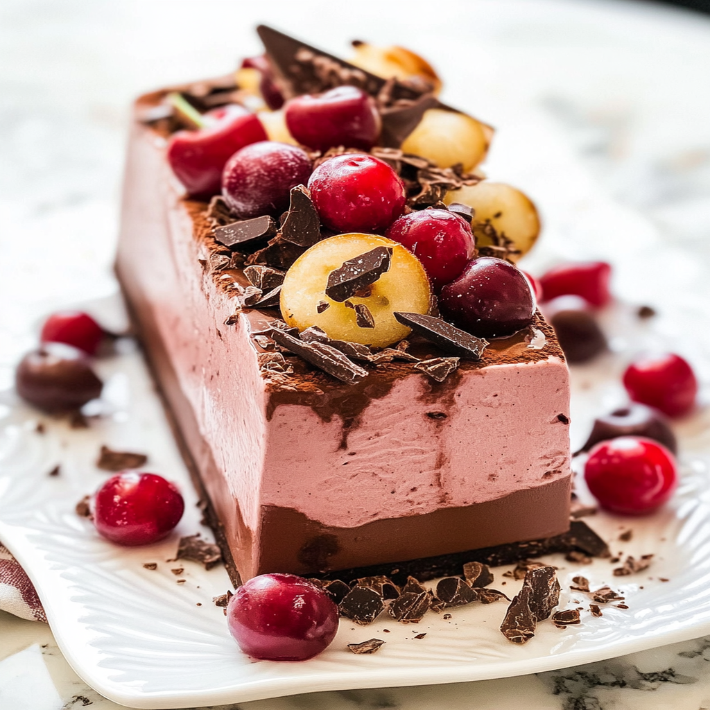 Frozen Cherry Chocolate Parfait