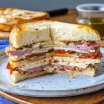 Giant Muffaletta Italian Sandwich