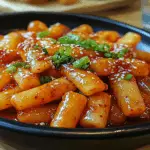 Spicy Korean Rice Cakes (Tteokbokki)
