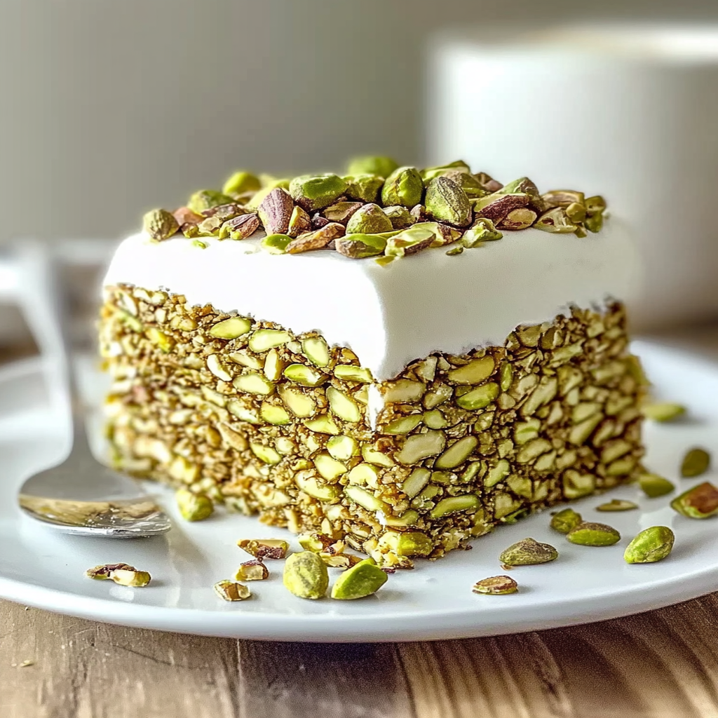 The Best Pistachio Sans Rival