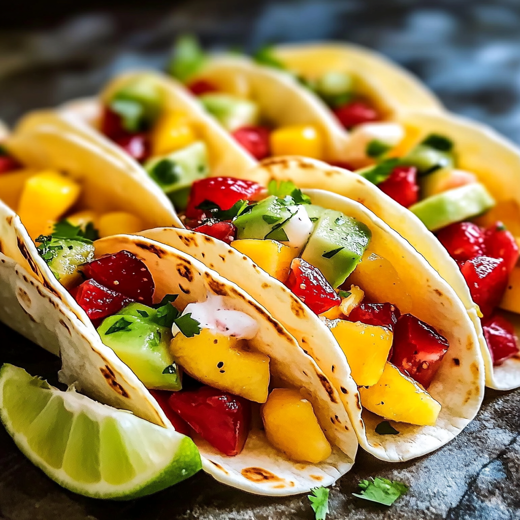 Delicious Fruit Tacos That Will Brighten Your Day