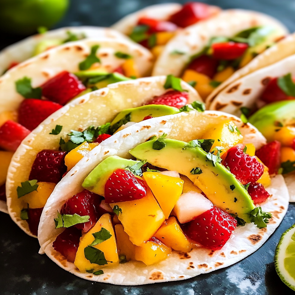 Delicious Fruit Tacos That Will Brighten Your Day
