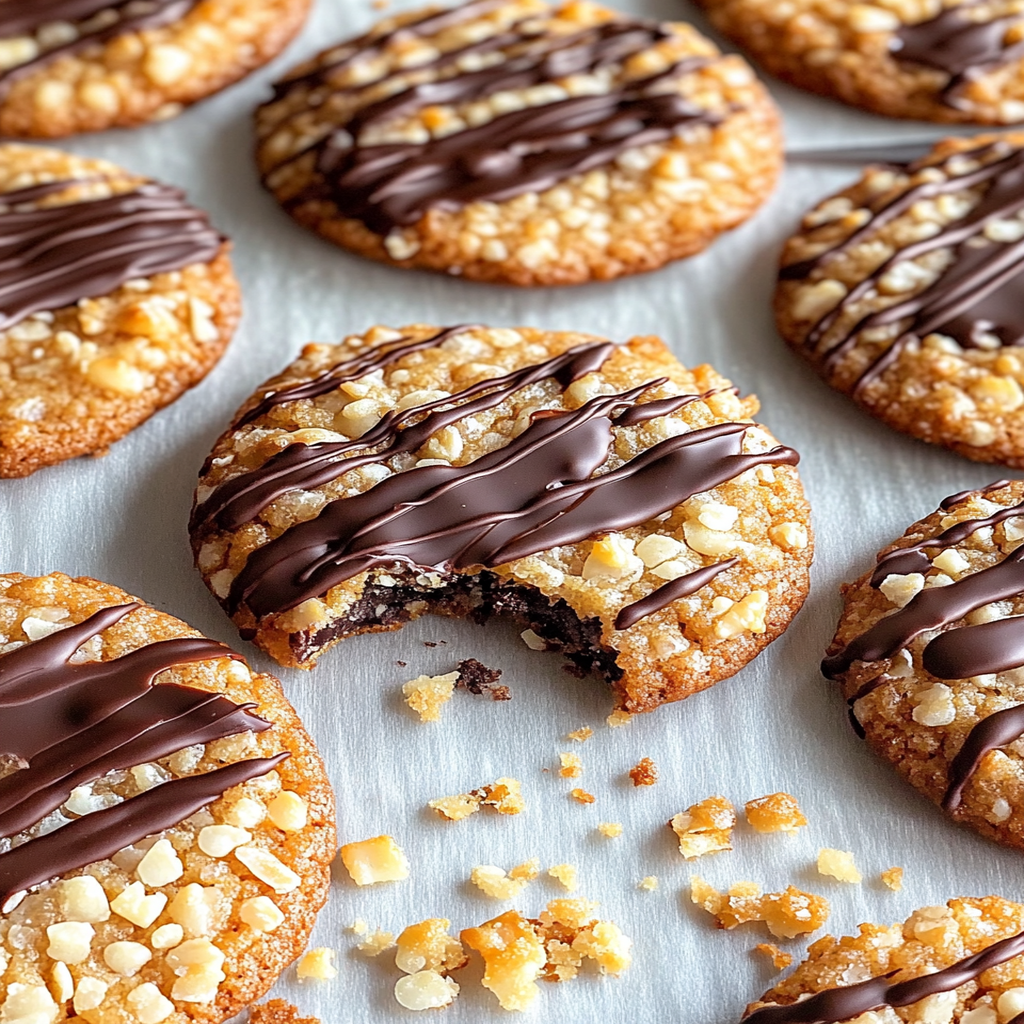 Irresistible Lace Cookies with Chocolate to Sweeten Your Day