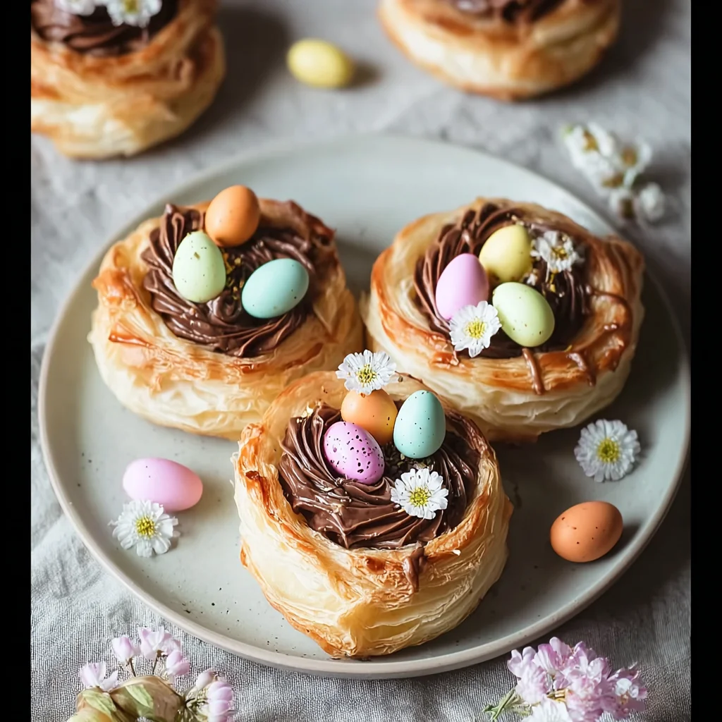 Vegan Puff Pastry Easter Nests: Sweet Spring Delight - My heath recipes
