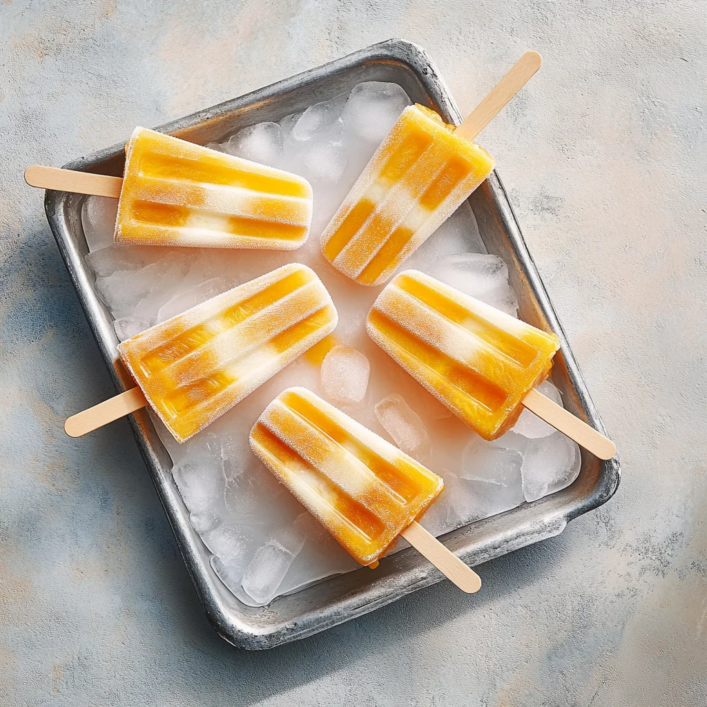Easy peach ice lollies: A Refreshing Summer Treat - My heath recipes